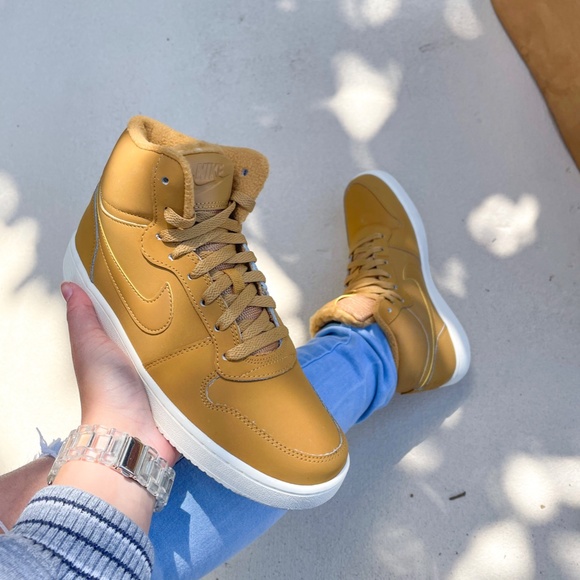Nike | Shoes | Nike Air Force High Af1 Wheat Flaxseed Wheat | Poshmark